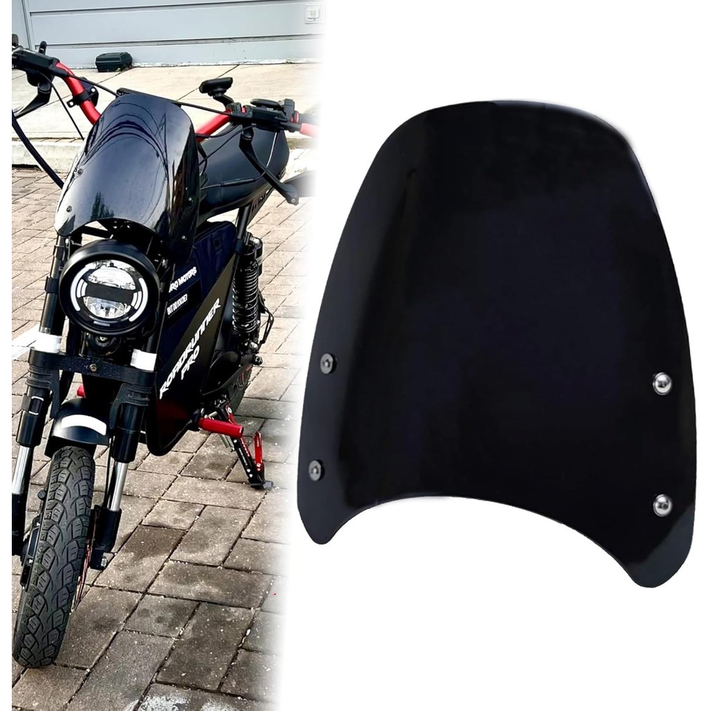Motorcycle High Windshield Front Fly screen Universal Windscreen with ...