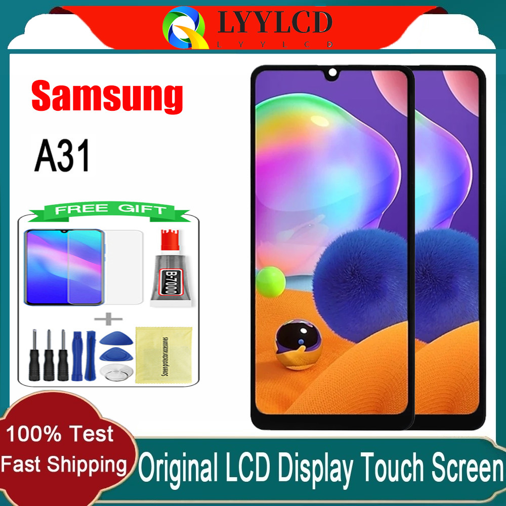 Original AMOLED Samsung Galaxy A31 LCD Display Touch Screen With Frame ...