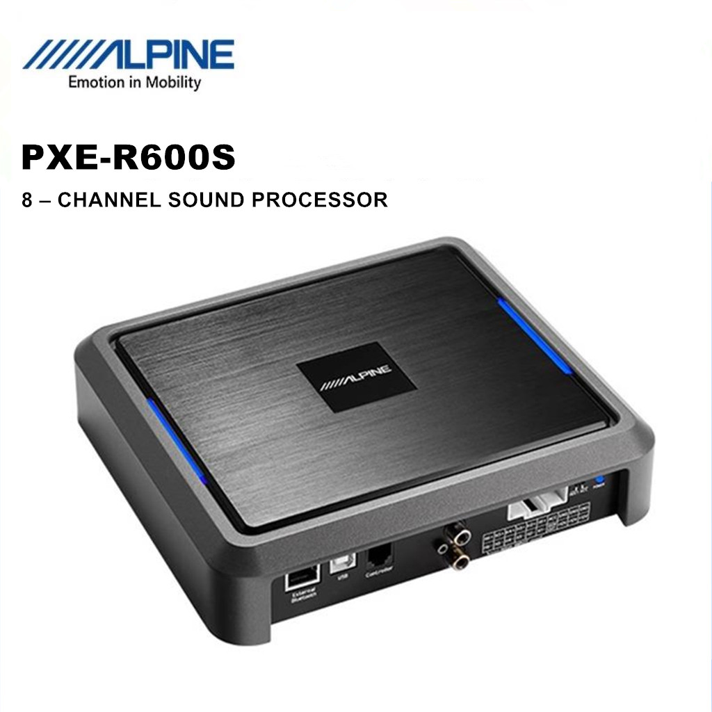 ALPINE PXE-R600S CAR AUDIO DSP BUILT-IN 8–CHANNEL AMPLIFIER AUDIO PROCESSOR | Shopee Malaysia
