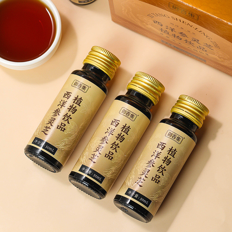 uncang teh American Ginseng dan Ganoderma Oral Cecair untuk Lelaki ...