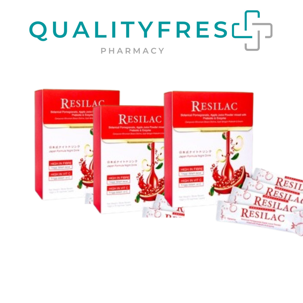 [100% ORIGINAL] RESILAC Botanical Pomegranate Apple Juice Powder 21s x ...
