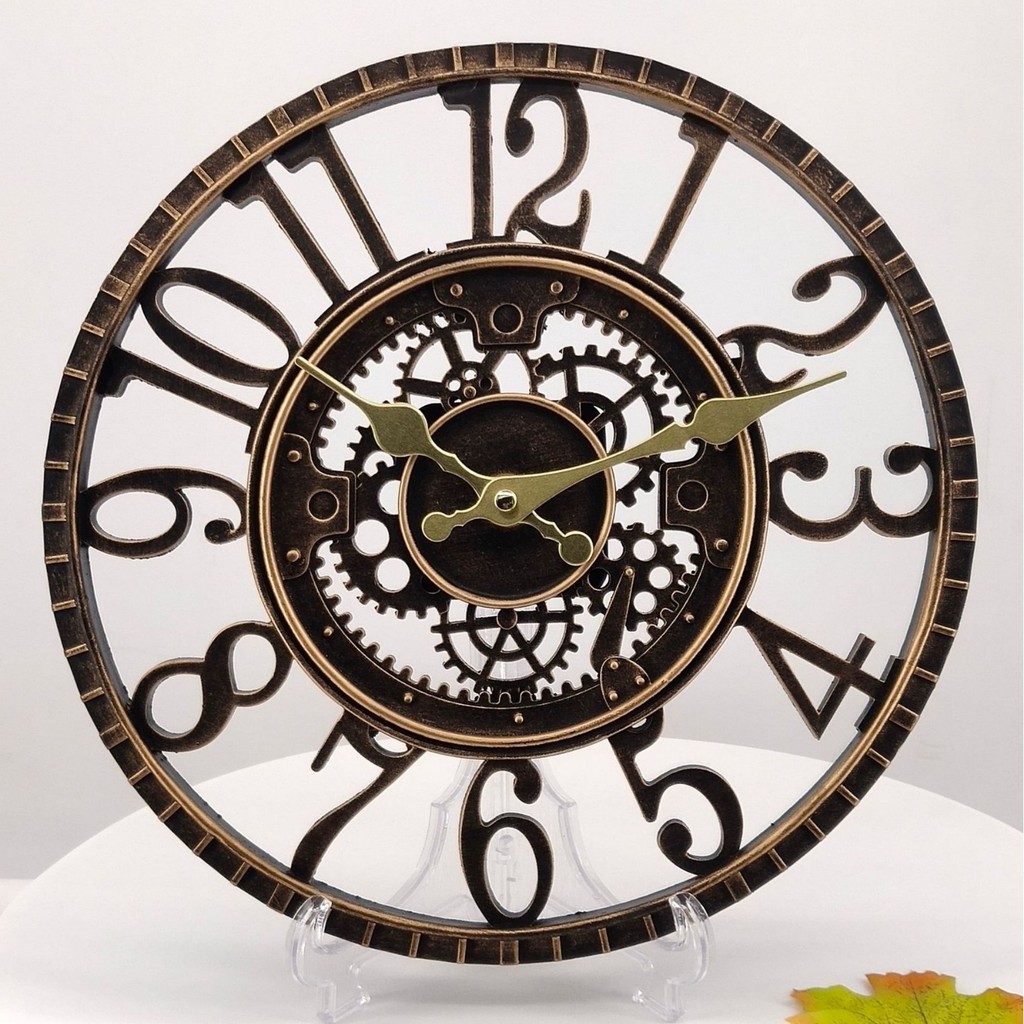 Vintage Outdoor Clock Waterproof Wall Clock Living Room Garden Wall ...
