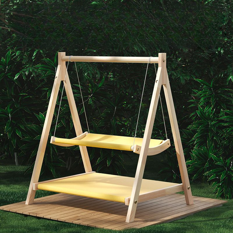 Solid wood cat kennel hanging pet rocker cat stand cat cradle cat cat ...