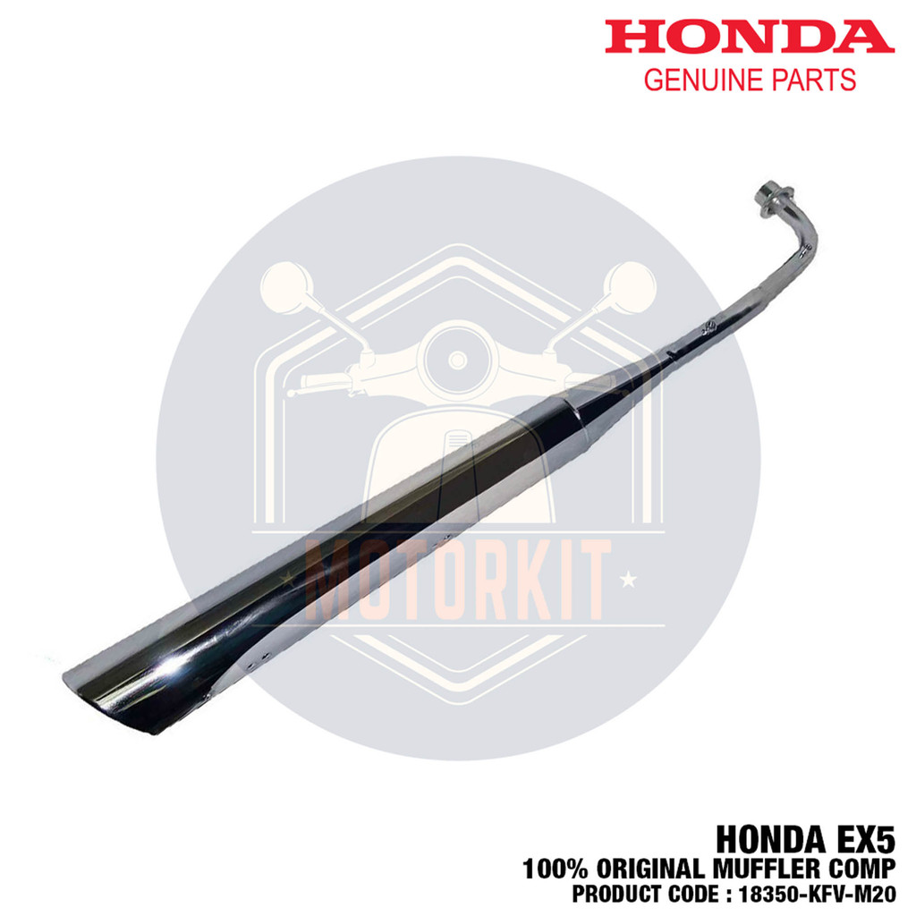 HONDA EX5 EX5 DREAM 100% ORIGINAL MUFFLER COMP EXHAUST EKZOS 18350-KFV ...