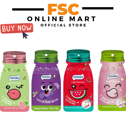 [FSC] 1 PCS Dosfarm Sugar Free Mints 16gm | Shopee Malaysia