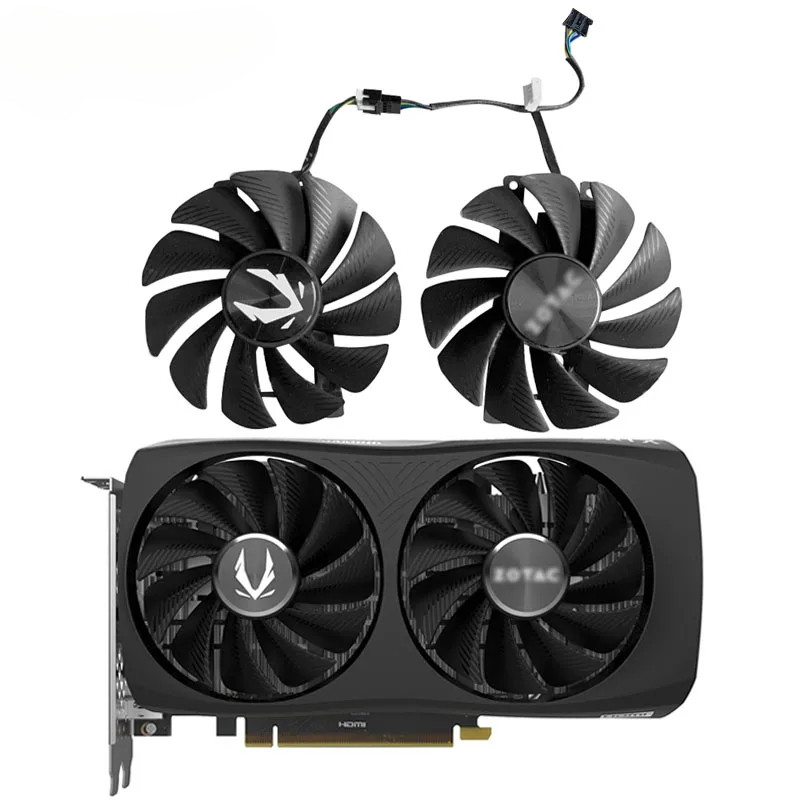 F or ZOTAC RTX 4060 4060Ti 4070 Twin Edge OC 88MM GA92S2U Graphics Card ...