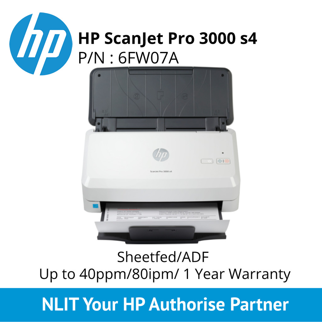HP ScanJet Pro 3000 s4 Sheet-Feed Scanner (6FW07A) | Shopee Malaysia