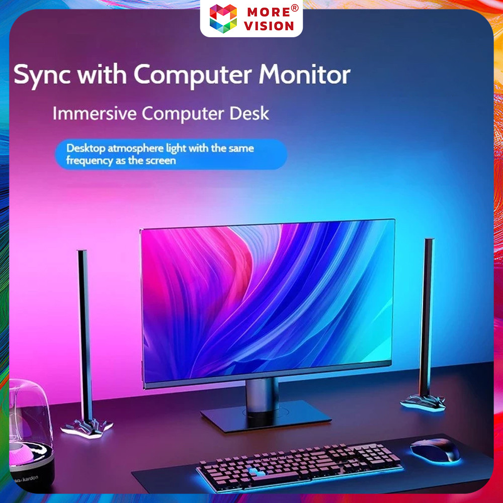 Smart Ambient Lighting Display LED Strip Sync Light RGB Dream Color PC ...