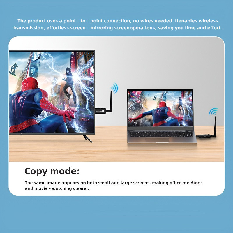 50M HDMI Wireless Video Transmitter and Receiver HDMI Extender 1080P ...