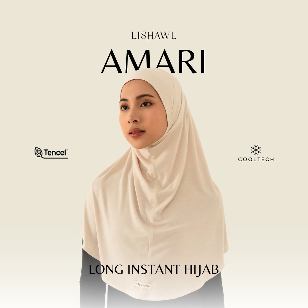 Lishawl - AMARI LONG INSTANT HIJAB | Shopee Malaysia