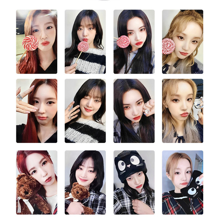 4-8pcs/set GIDLE Lomo Cards 2nd Full Album [2] MS8 Photocards MINNIE ...