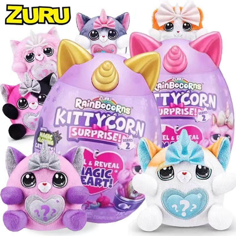 Surprise Doll ZURU Rainbocorns Meow Battle Small Cat Second Generation ...