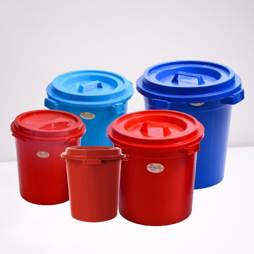 Plastic Pail with Cover Tong Plastik Water Tub Tong Air Tong Mandi ...