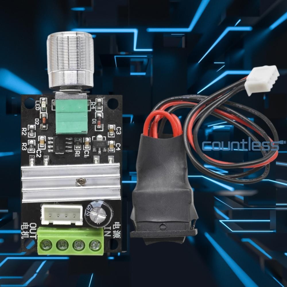 DC 6V 12V 24V 28V DC Motor Speed Controller Adjustable DC Motor Speed ...