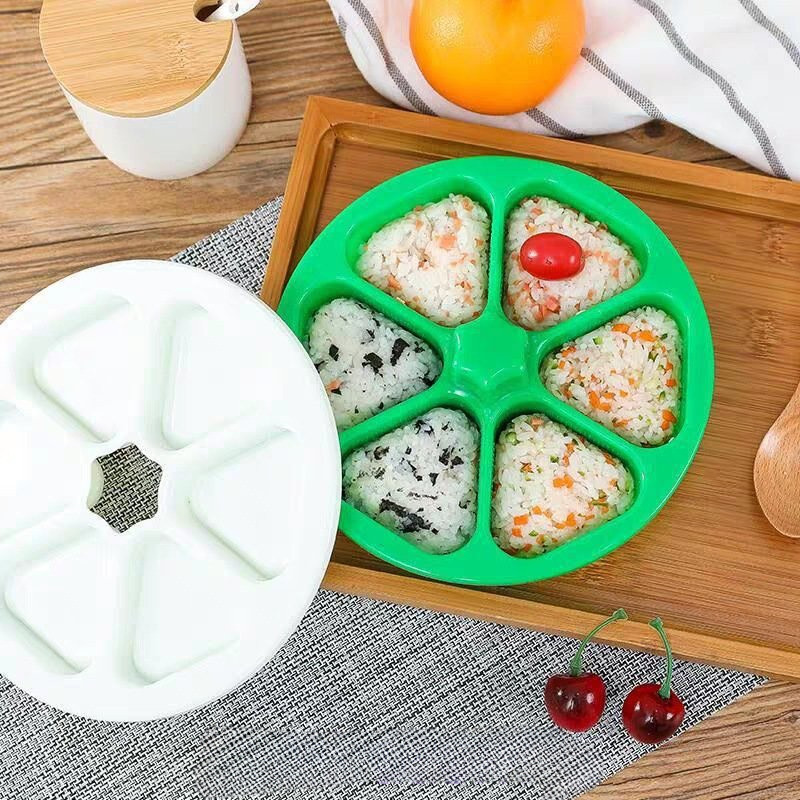 6 grid DIY sushi mold onion sushi Rice and vegetable roll food press ...