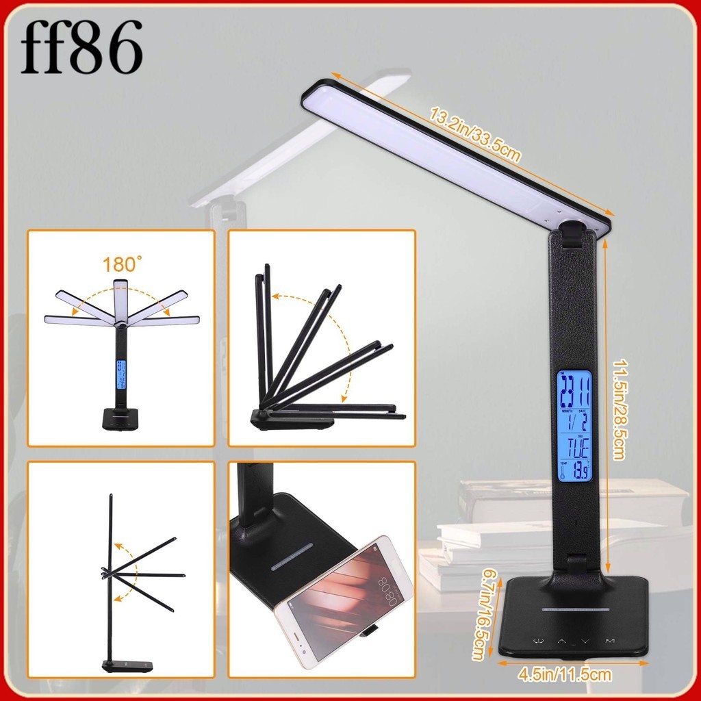 Eye Protection Office Dimmable Desk Lamp Adjustable Brightness Easy ...