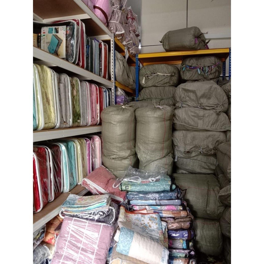 PATCHWORK kilang CADAR 3 IN 1 SAIZ QUEEN CORAK BUNGA/KARTUN REJECT ...