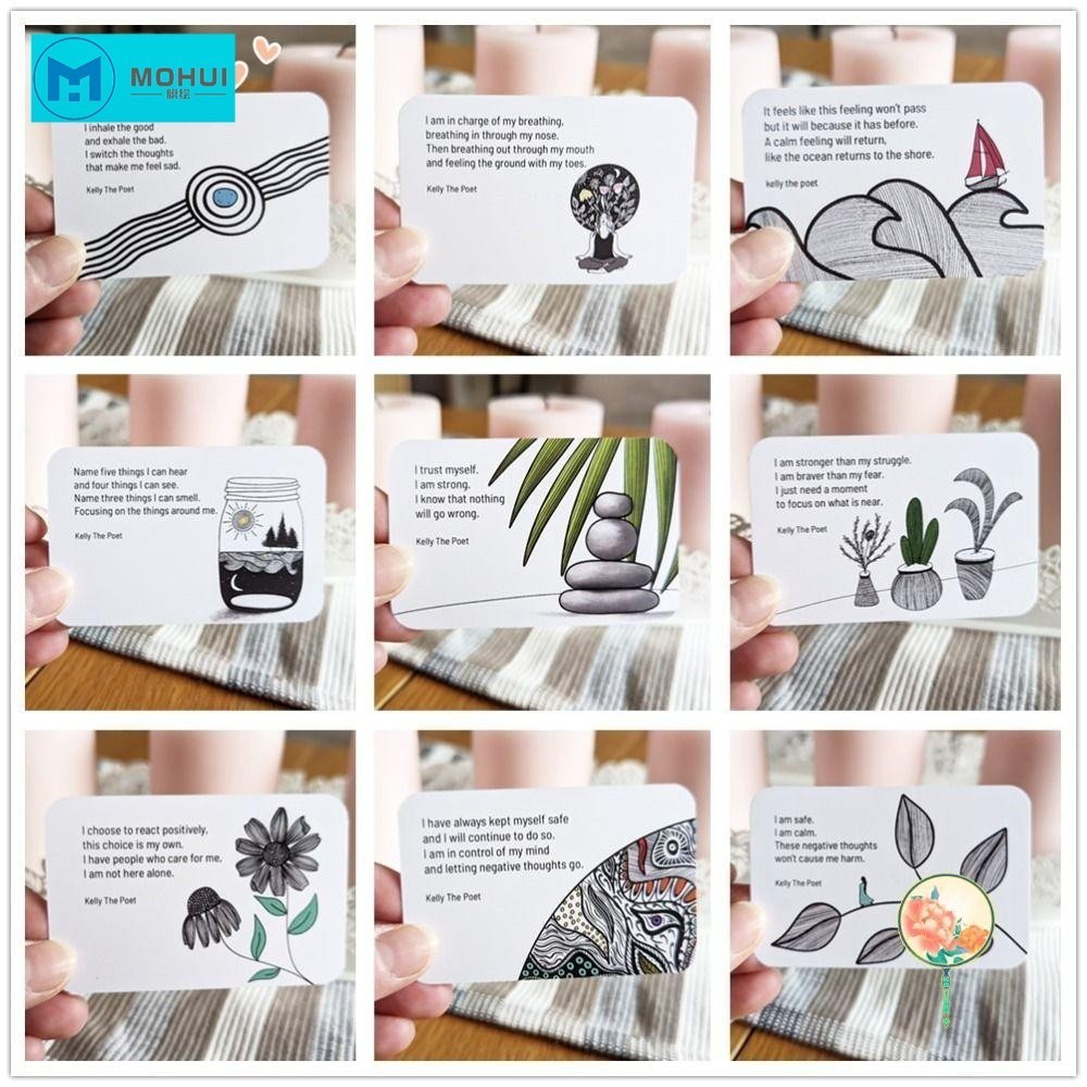 MW Anxiety Relief Pocket Healing Card, Positive Affirmations with ...