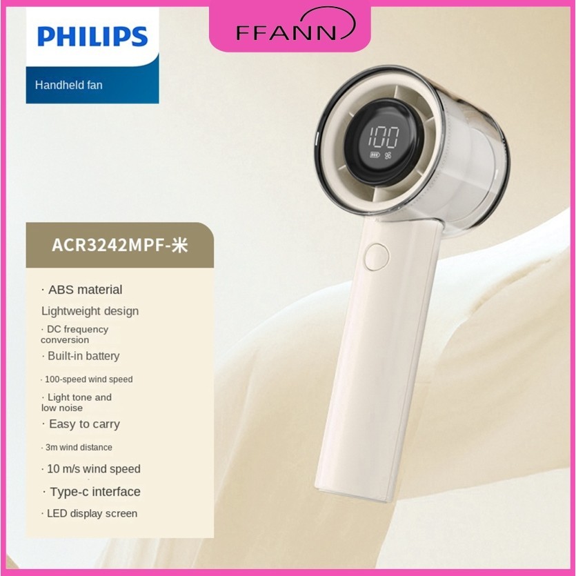 Philips ACR3242BPF handheld small fan portable mini bladeless turbo ...