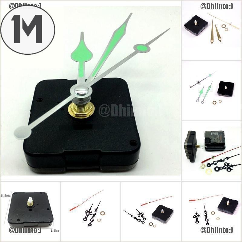 1M Long Hand Quartz Clock Movement Mechanism Diy Kit Battery Powered ...