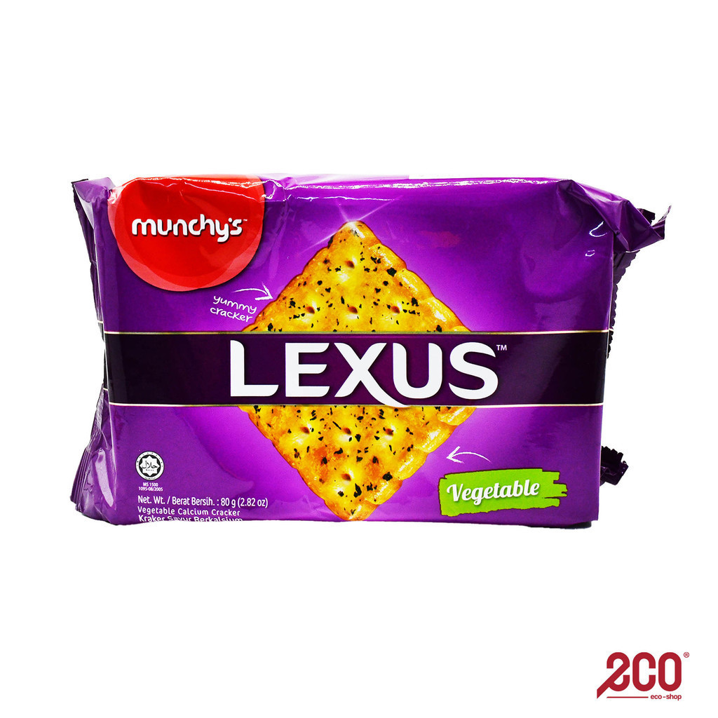 Munchy's Lexus Vegetable Calcium Cracker 80g (4 sachets/pack) | Shopee ...