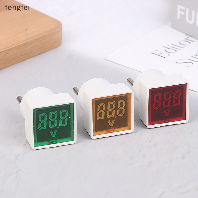 feng Square European Standard Plug Type Digital Display AC Voltmeter ...