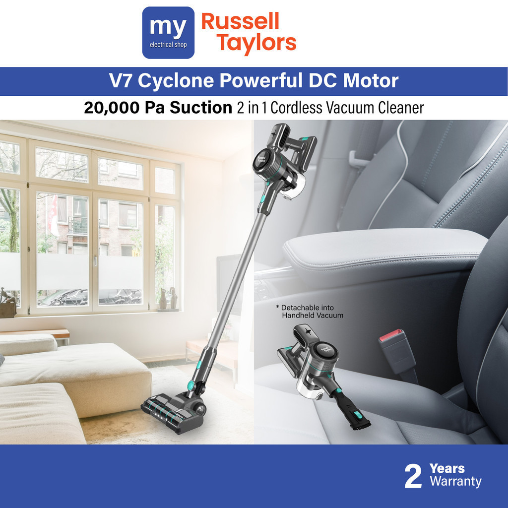 Russell Taylors Cyclone Cordless Vacuum Cleaner V7 | Shopee Malaysia