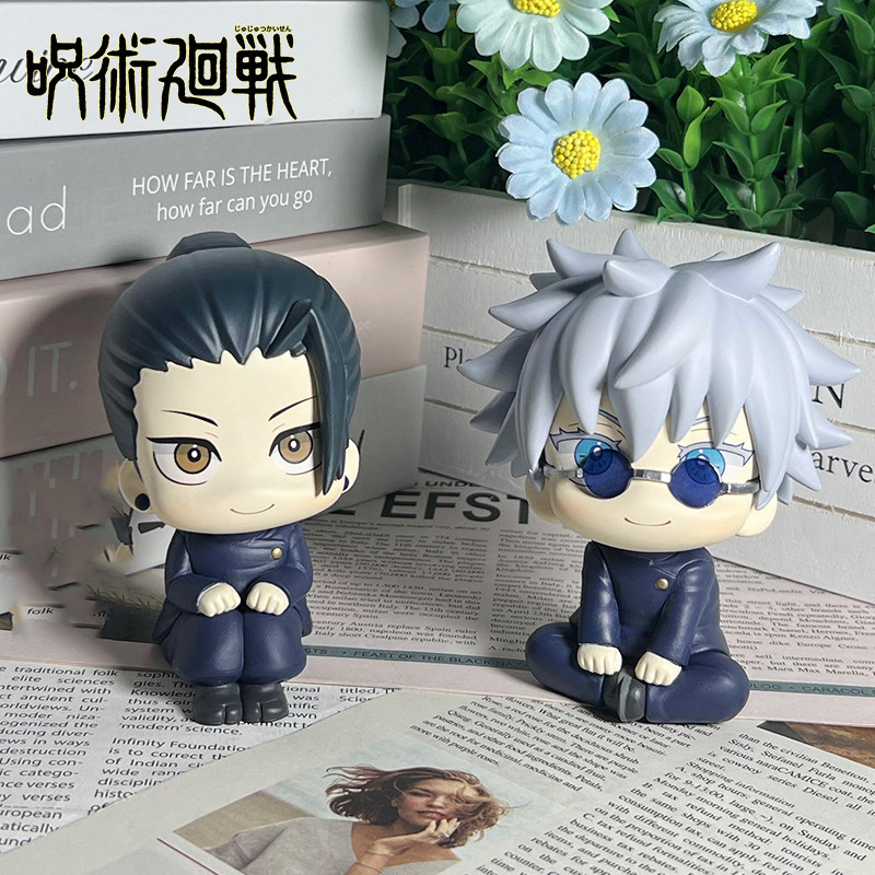 10cm Jujutsu Kaisen Satoru Gojo Geto Suguru Okkotsu Yuta Look Up PVC ...
