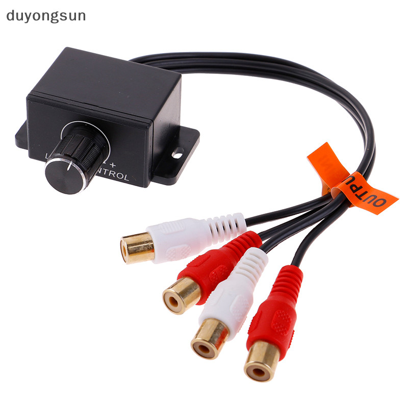 (duyongsun) Car Home Audio Amplifier Bass RCA Gain Level Volume Control ...