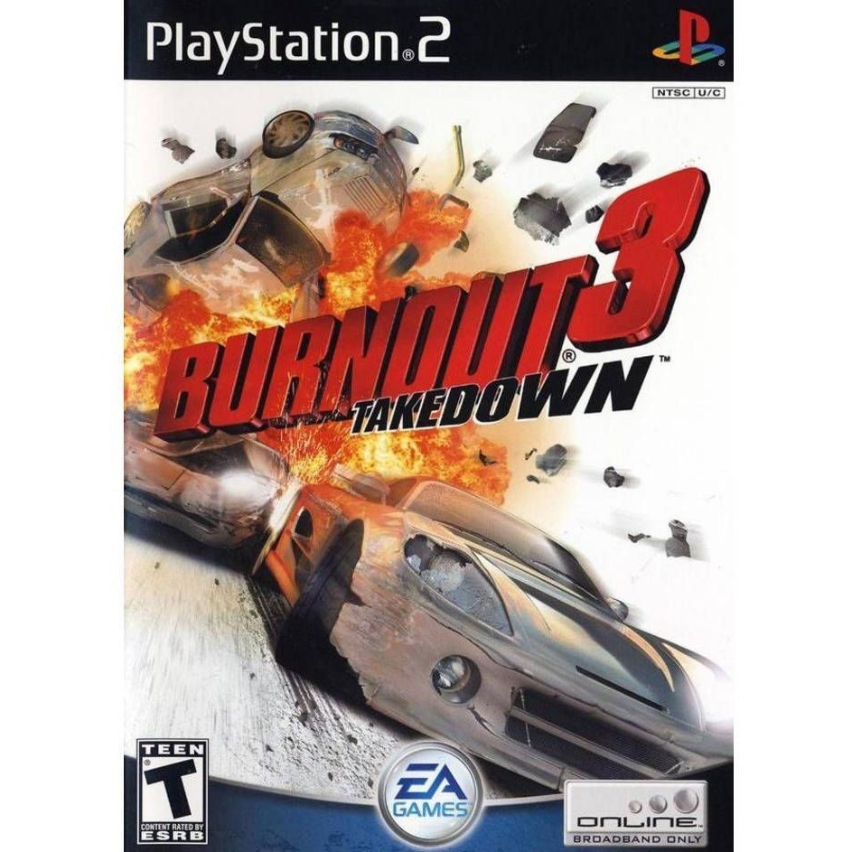 🔥PS2 Games CD DVD 🔥PS2 Burnout 3 - Takedown , Dvd game Playstation 2 ...