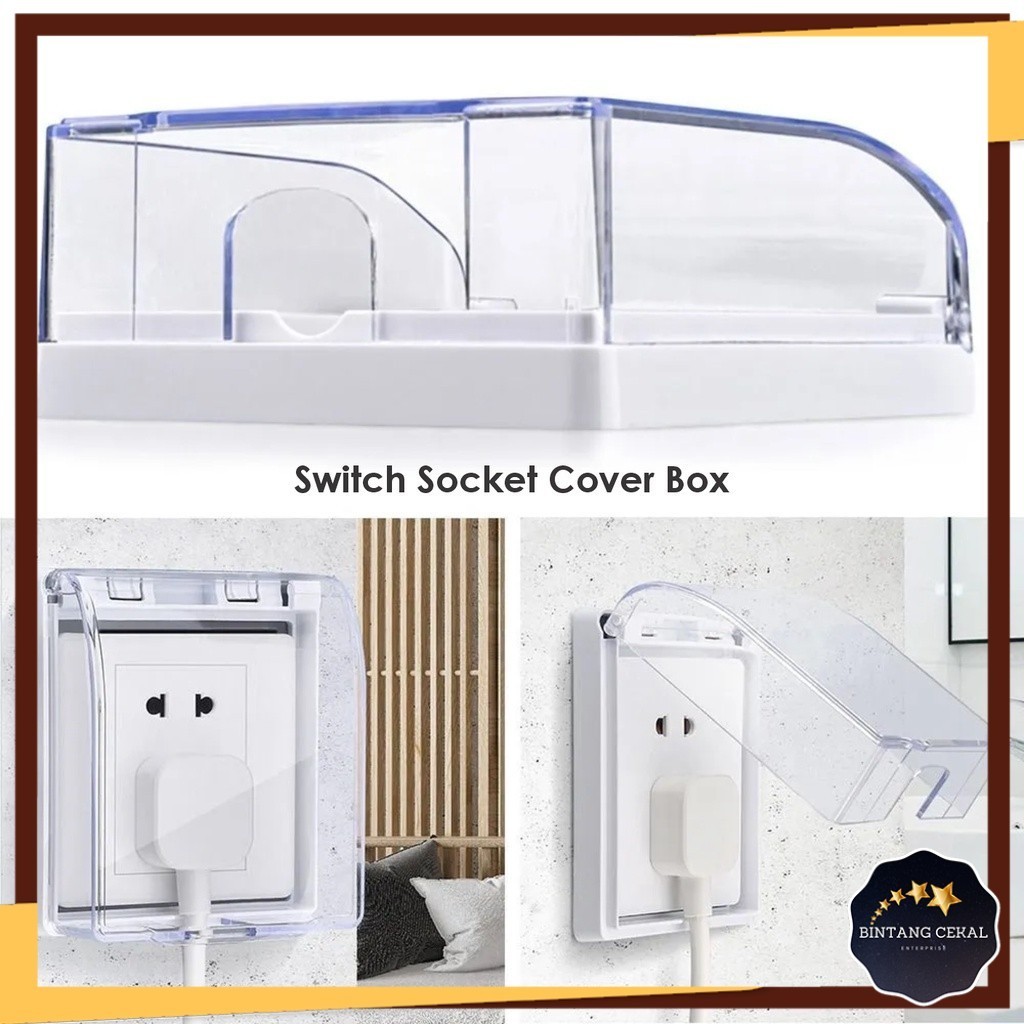 BC Switch Socket Cover Box Transparent Type86 Waterproof Resistance ...