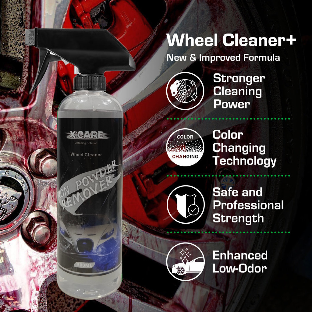 IRON POWDER REMOVER/WHEEL CLEANER CHEMICAL 500ML X-CARE | Shopee Malaysia