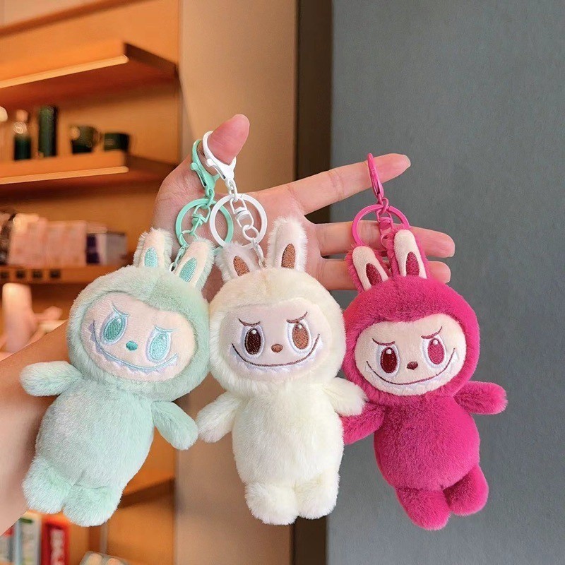The Rabbit The Monsters Figure Dolls Pop Mart Rabbit Plush Keychain ...