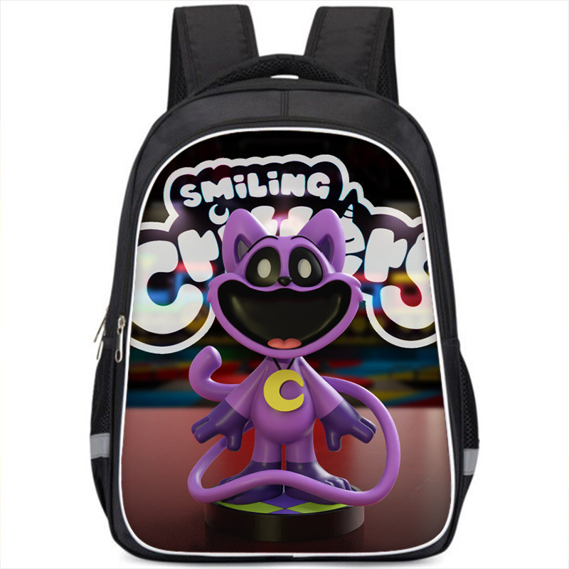 CatNap (Poppy Playtime) backpack student school bag smiling critters ...