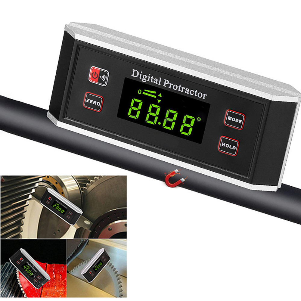 0~360degree Inclinometer Level Box With Magnet IP65 Digital LCD ...