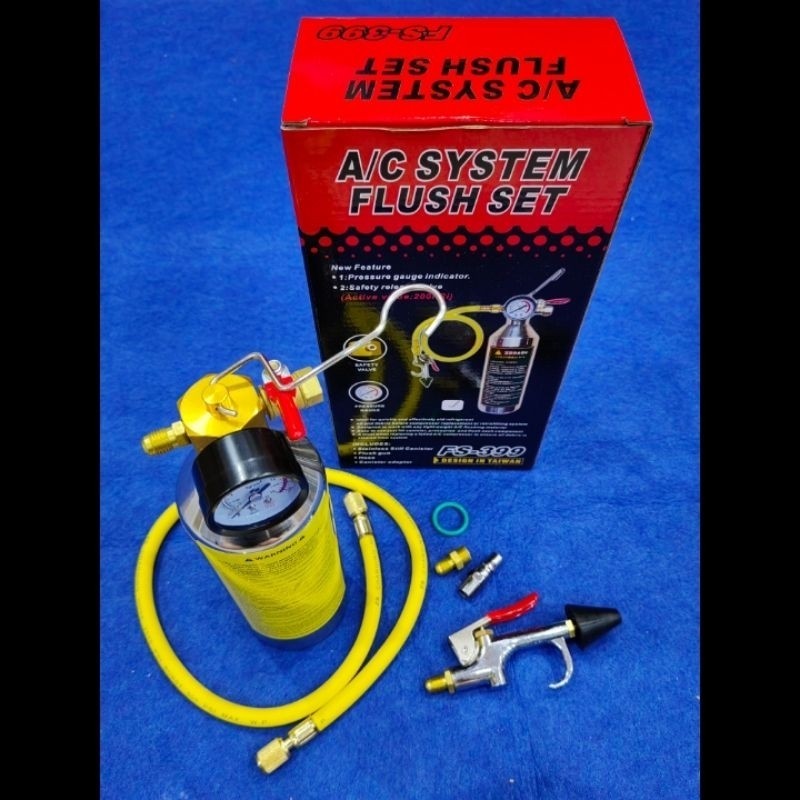 FS-399 A/C SYSTEM FLUSHING KIT SET WITH SAFETY VALVE DESIGN IN TAIWAN ...