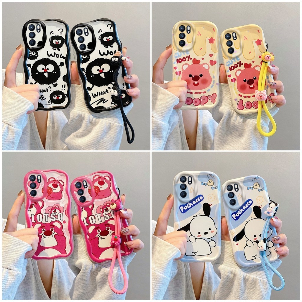 casing oppo A16 4G oppo A16S A54S Cartoon Soft Silicone Phone Case ...