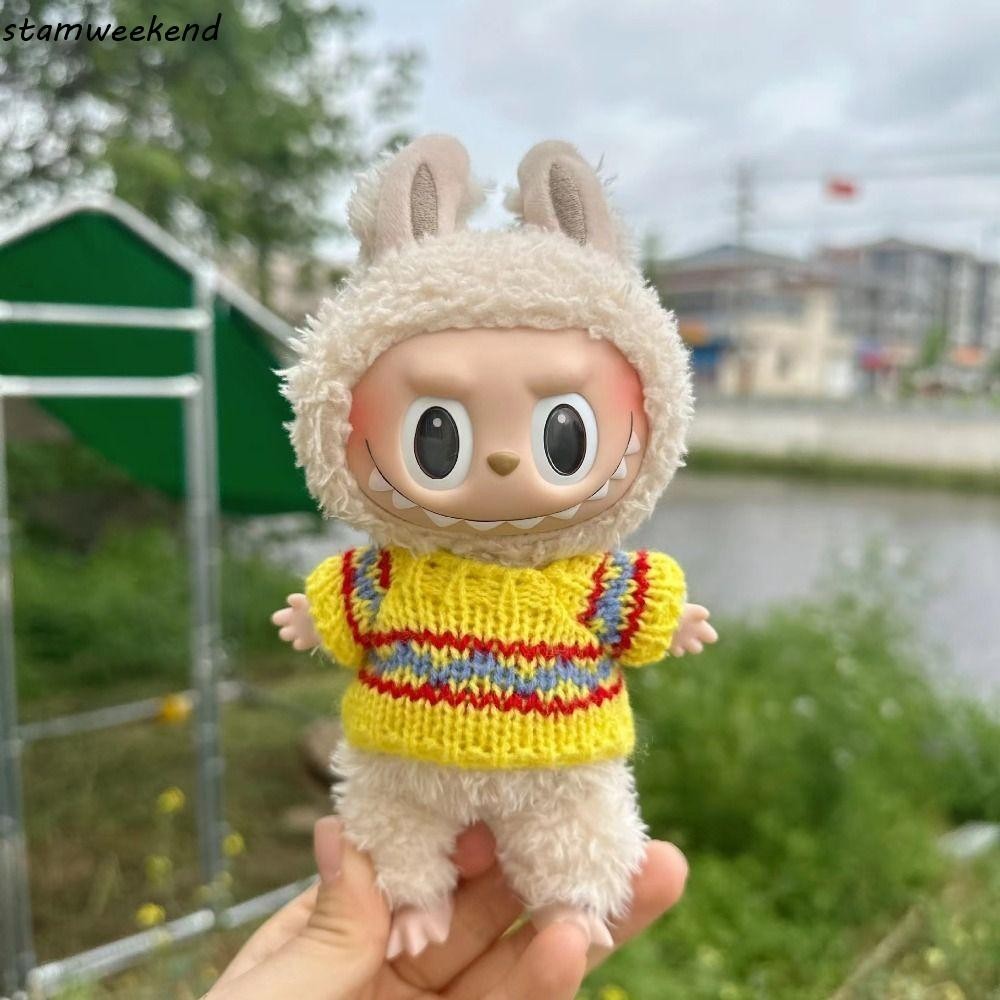 STAMWEEKEND Labubu Time Clothes, Changing Clothes Handmade 15cm Labubu ...