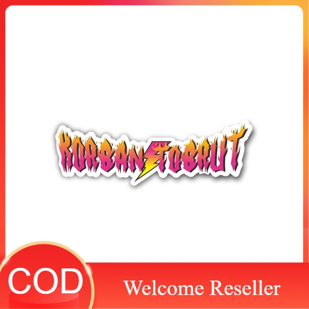Jdm PROJECT - Racing Sticker Sticker • Tobrut Victim Sticker | Shopee ...