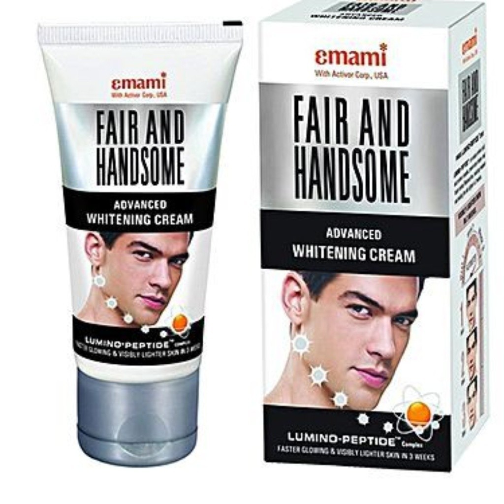 Emami Fair and Handsome Advanced Whitening Cream 25g | Shopee Malaysia