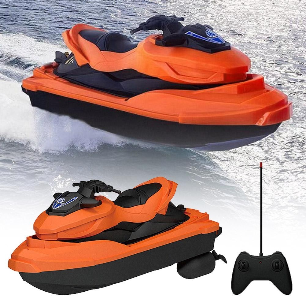 High-Speed Remote Control Boat Jet Ski Mini Electric Motorboat For Kids ...