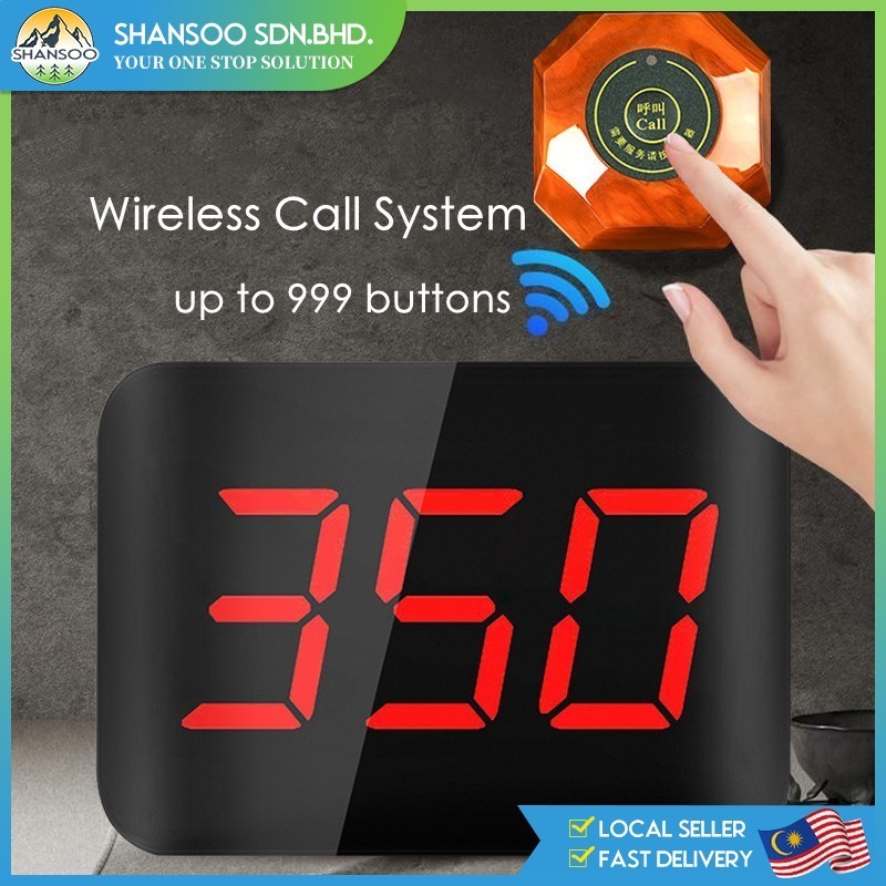 Wireless Calling Pager System For Restaurant Hospital Cafe Shop Clinic ...