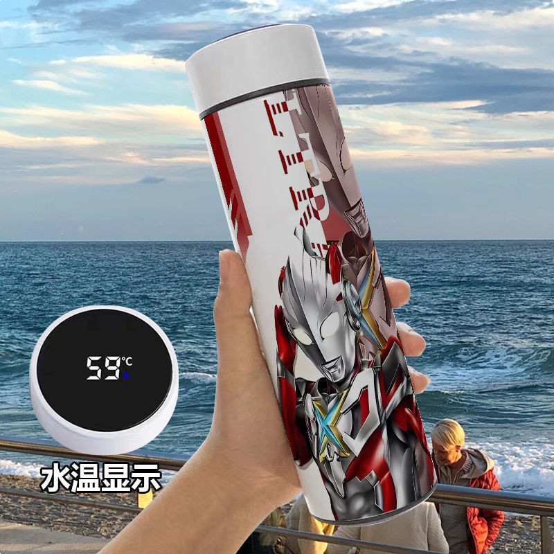 [Ready Stock] Ultraman Merchandise Anime Smart Thermos Cup Large ...