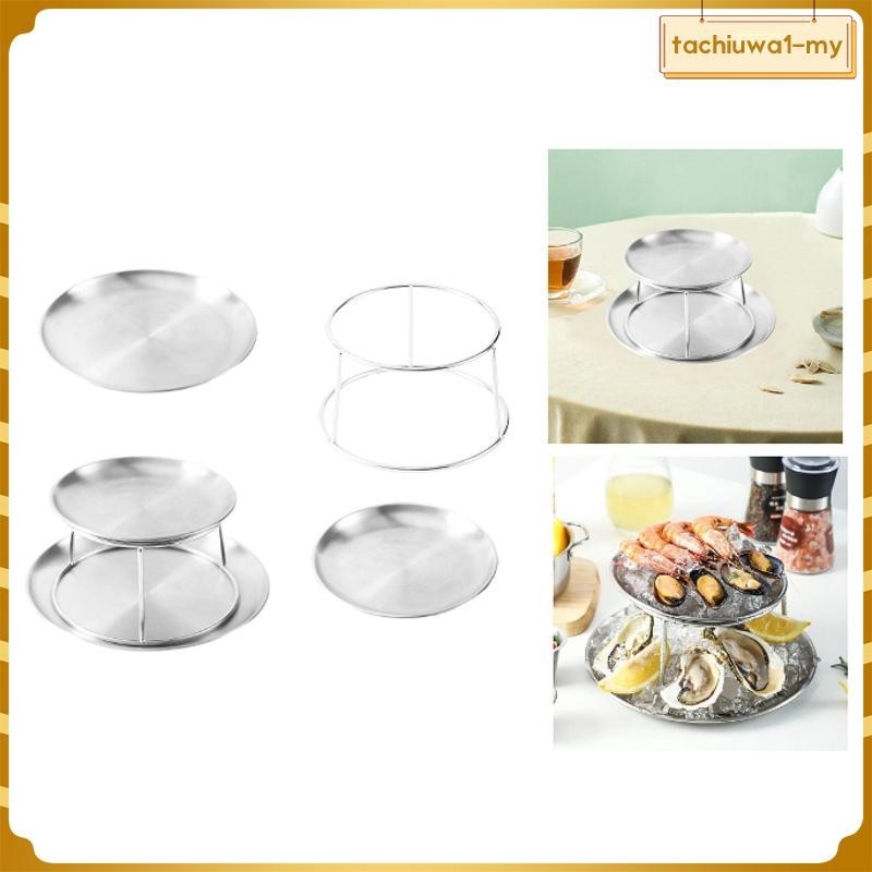 [TachiuwadcMY] Seafood Serving Plate Rack Accessory Turdy Two Tier ...