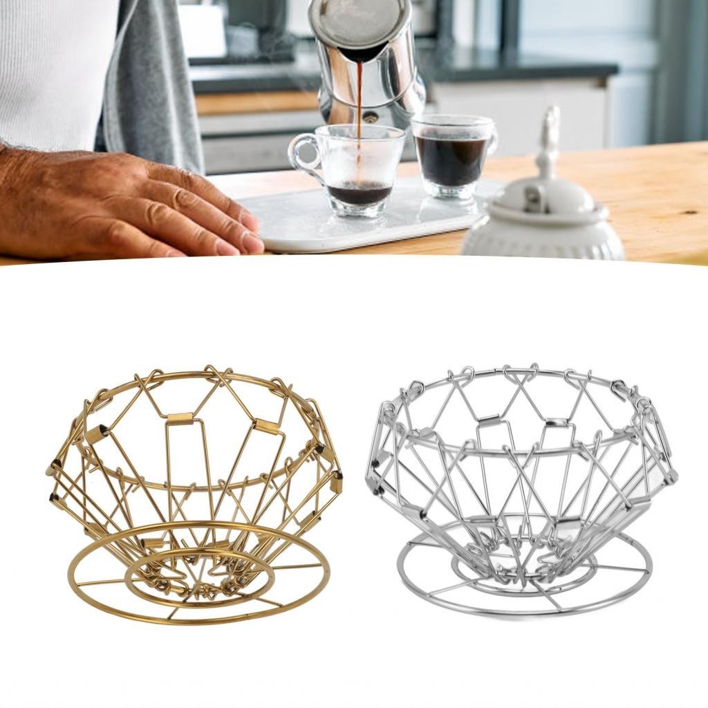 Rubikcube Pour Over Coffee Dripper Easy Operation Strainer Foldable ...