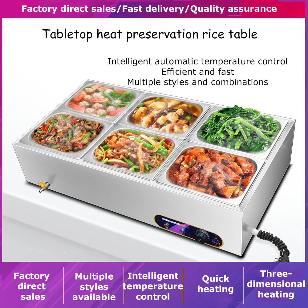 🔥Ready Stock🔥Commercial Fast Food Insulation Table 304 Stainless Steel ...