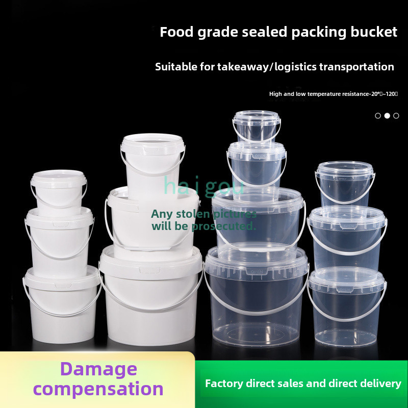 Plastic Bucket Food Grade Commercial Wholesale Thickened Food Grade ...