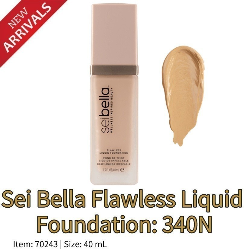Sei Bella Flawless Liquid Foundation: 340N Item: 70243 | Size: 40 mL NEW Designed to provide ...