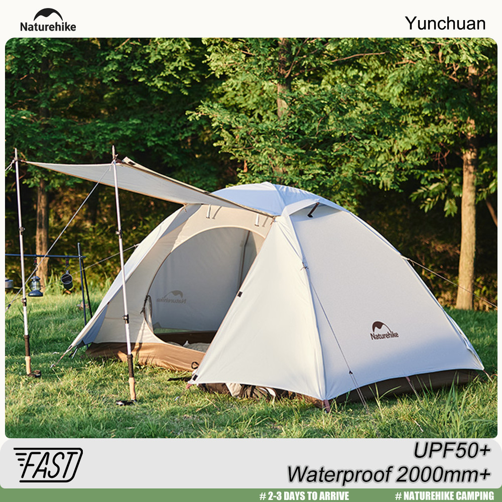 Naturehike Camping Ultralight Tent Cloud River 2-3 Person Outdoor ...