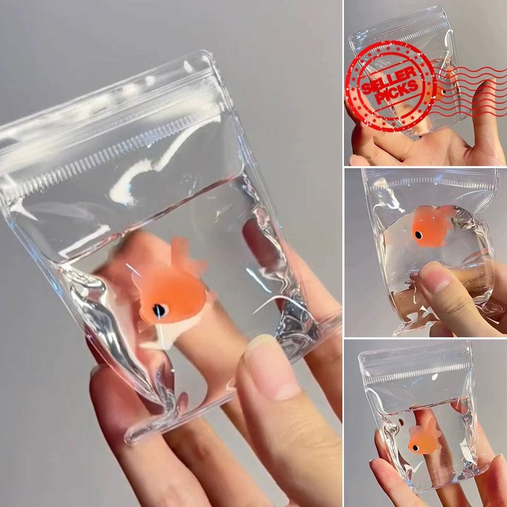 Cute Mini Animal Fish Squishy Toy For Kids Stress Relief Pinch Fun ...